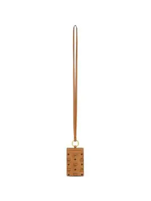 Mcm Visetos Lanyard Card Holder