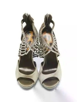 Roberto Cavalli Embellished Platform Sandals