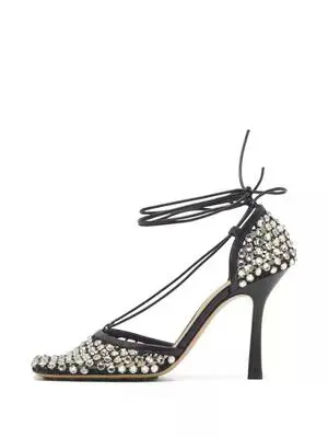 Bottega Veneta Stretch Crystal-embellished Pumps
