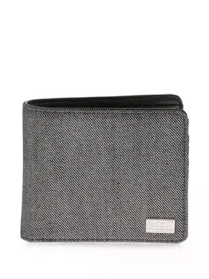 DIESEL® Logo-patch Bifold Wallet - Grey