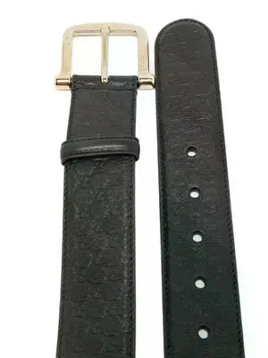 Gucci Microguccissima Leather Belt With Gold-tone Buckle