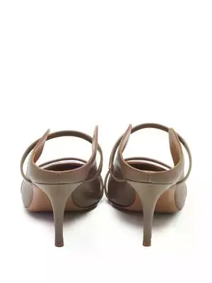 MALONE SOULIERS Maureen Double-strap Mules - Brown