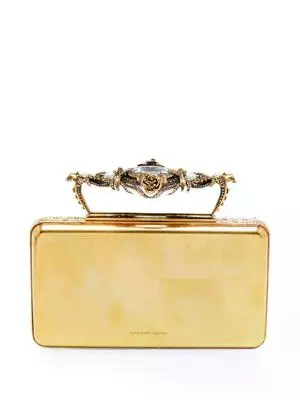 Alexander McQueen Jewelled Clutch Bag - Gold
