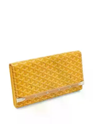 Goyard 2008 Monte Carlo Bois Goyardine-canvas Clutch Bag