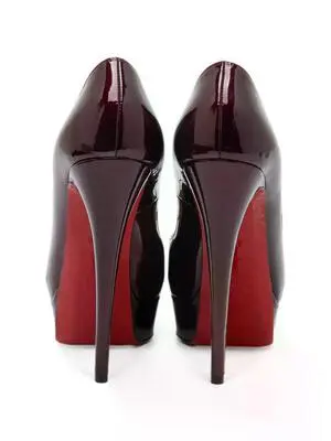 CHRISTIAN LOUBOUTIN Lady Peep Heeled Pumps