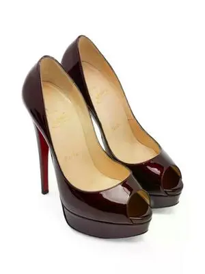 CHRISTIAN LOUBOUTIN Lady Peep Heeled Pumps