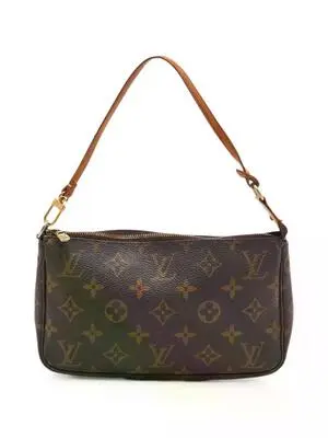 LOUIS VUITTON Pochette Accessoires Monogram Canvas Bag - Brown