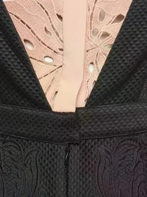 SELF-PORTRAIT Botanical Crest Jacquard Jumpsuit