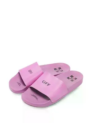 Off-White Logo-print Slides