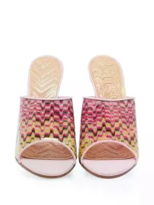 Missoni Zigzag Print Stiletto Heeled Sandals