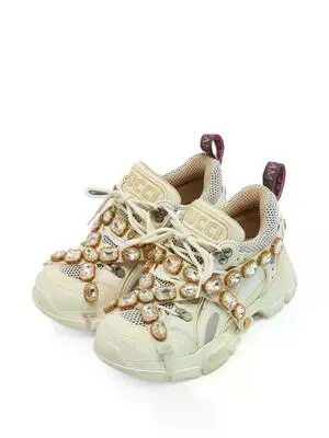 Gucci Flashtrek Crystal-embellished Sneakers