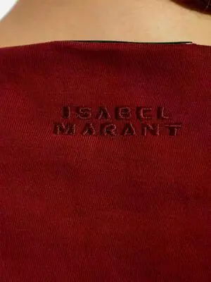 Isabel Marant Étoile Sebani Asymmetric Cap-sleeve T-shirt