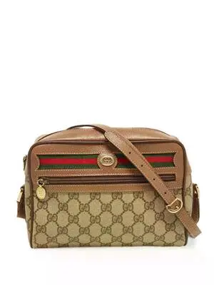 Gucci Sherry Line Gg Supreme Shoulder Bag - Neutrals