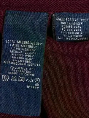 Ralph Lauren V-neck Long-sleeve Sweater