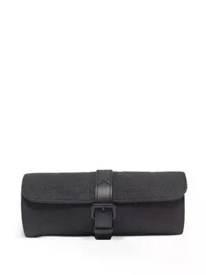 LOUIS VUITTON Monogram Taurillon Leather Watch Case - Black