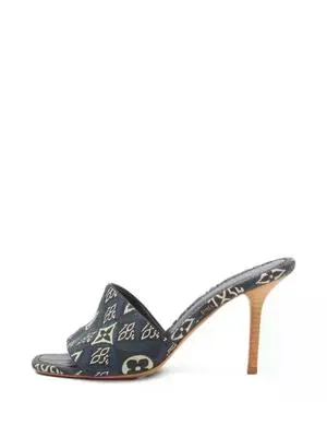 LOUIS VUITTON Since 1854 Monogram-canvas Sandals - Blue