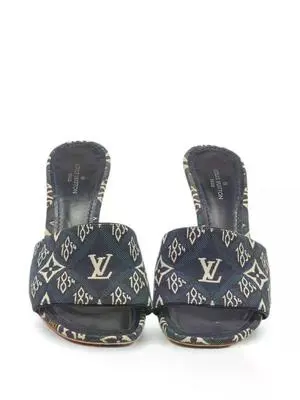 LOUIS VUITTON Since 1854 Monogram-canvas Sandals
