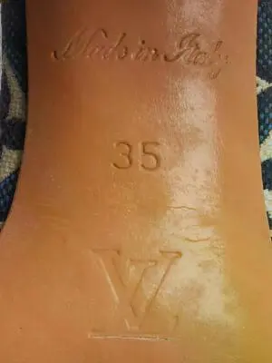 LOUIS VUITTON Since 1854 Monogram-canvas Sandals