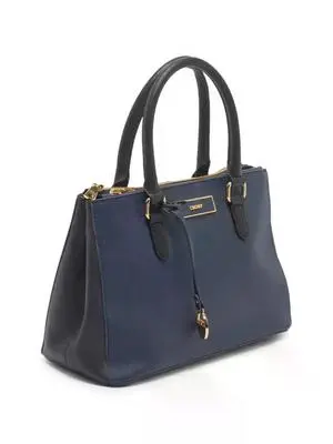 Dkny 2015 Double-zip Leather Tote Bag