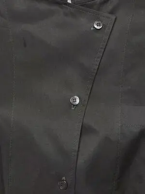 Hermès Tie-detail Mini Shirt Dress