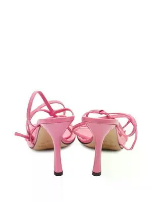 Bottega Veneta Leather Ankle-strap High Heel Sandals