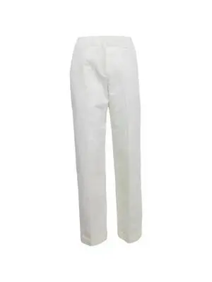 Hermès Gabardine Tailored Trousers - Neutrals