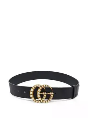 Gucci Gg Marmont Belt - Black