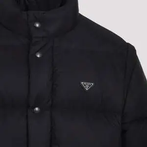Prada Quilted Down Jacket With Detachable Sleeves