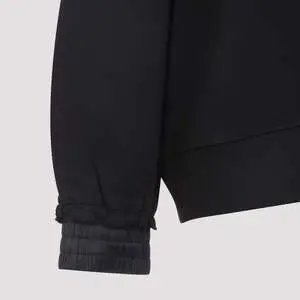 Moncler Cotton Jersey Sweatshirt With Logo Print