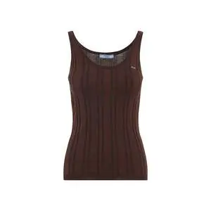 PRADA Prada Ribbed Knit Tank Top