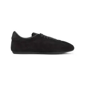 Dolce & Gabbana Suede Low-top Sneakers With Dg Logo