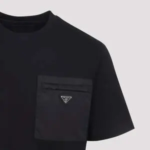 Prada Re-nylon Jersey T-shirt - Black