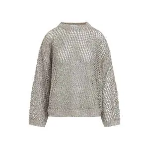 Brunello Cucinelli Fish-net Sweater - Multicolor