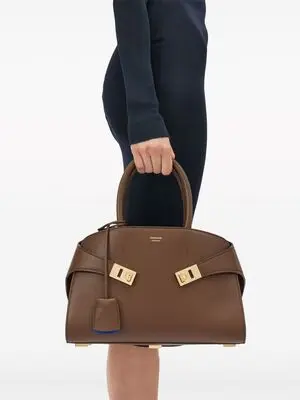 FERRAGAMO Hug Small Leather Handbag - Multicolor