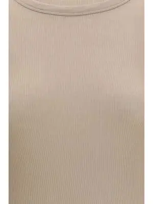Rick Owens Ribbed Knit Long-sleeve Crew Neck Top