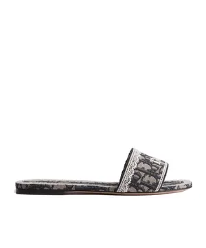 Dior Dentelle Slide - Black