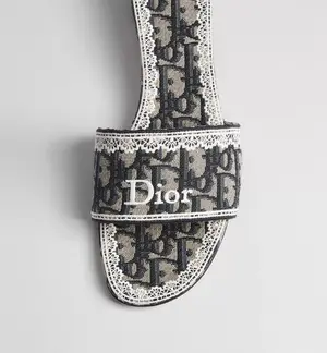 Dior Dentelle Heeled Slide