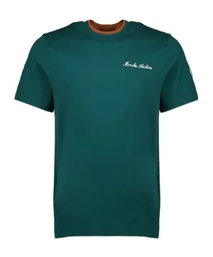 Moncler Logo Embroidered Crewneck T-shirt