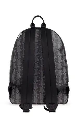 Lacoste Geometric Letter Pattern Backpack