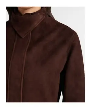 Alaïa Peplum Suede Jacket