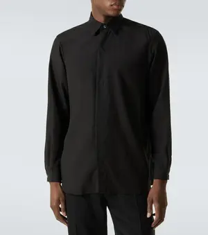 LARDINI Tencel And Linen Shirt