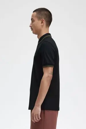 Fred Perry Contrast-trim Cotton Polo Shirt