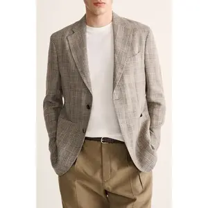 Mango Slim Fit Prince Of Wales Check Sport Coat