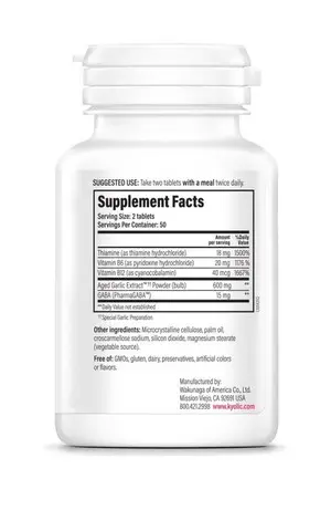 KYOLIC Aged Garlic Extract Formula 101, Stress And Fatigue Relief