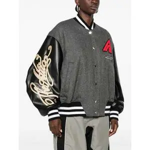 Attico Grey Jackets Bomber Jackets