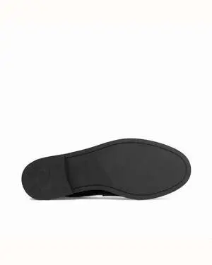DUKE + DEXTER Foldable Ruched Loafer