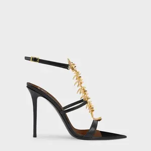 GIUSEPPE ZANOTTI Slim 2.0 105 Stiletto Sandals - Black