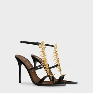 GIUSEPPE ZANOTTI Slim 2.0 105 Stiletto Sandals - Black
