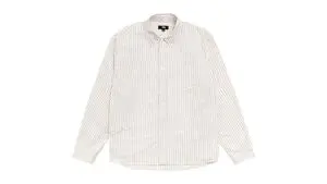 StÜssy Standard Shirt - Natural Stripe