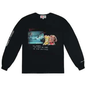INFINITE ARCHIVES X Matt Mccormick Forever In Our Hearts Long Sleeve Tee Shirt - Black